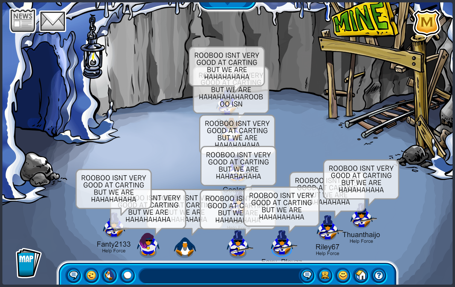 [INT] GAME 1: CART SURFER CONTEST » The Help Force