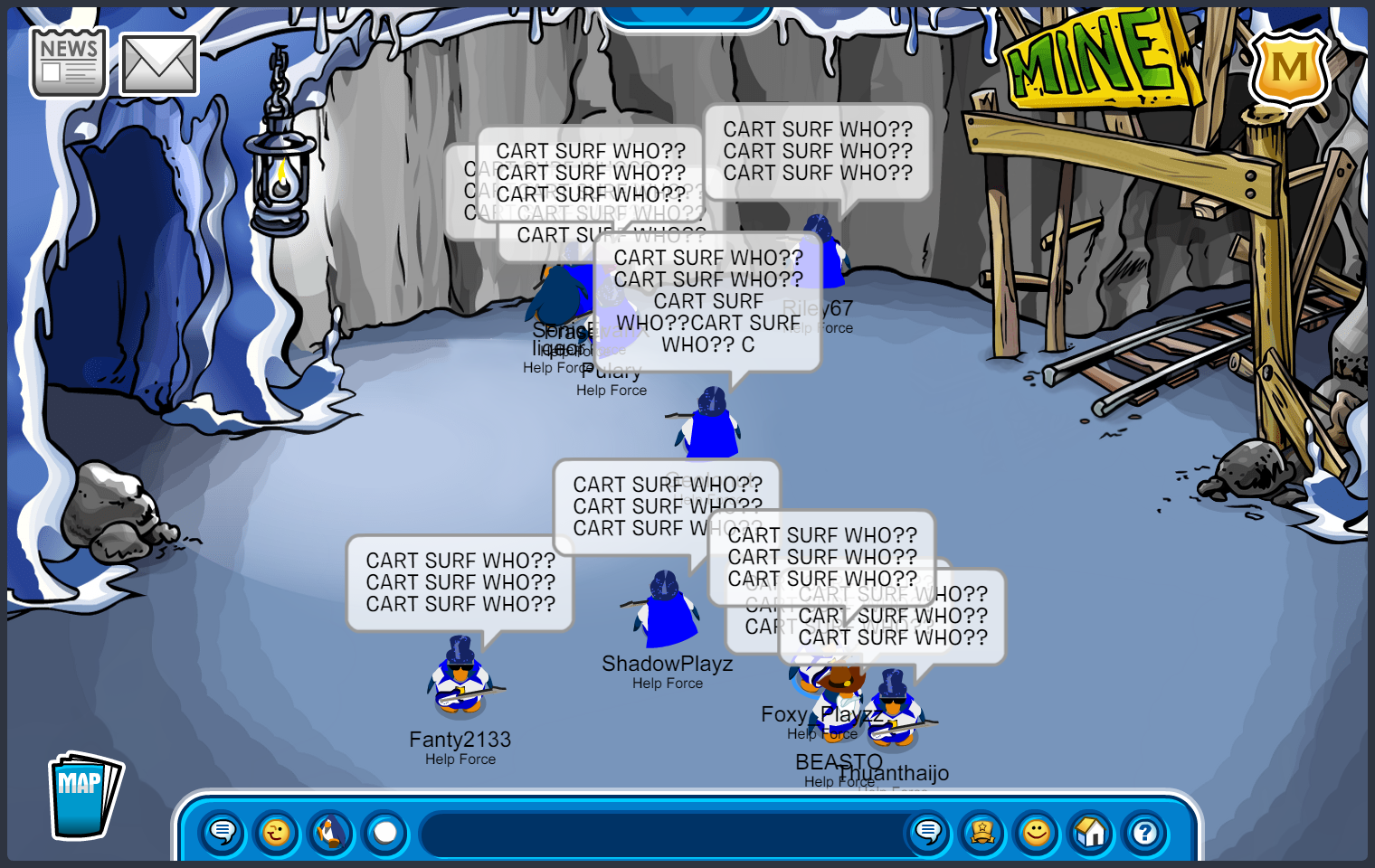 [INT] GAME 1: CART SURFER CONTEST » The Help Force