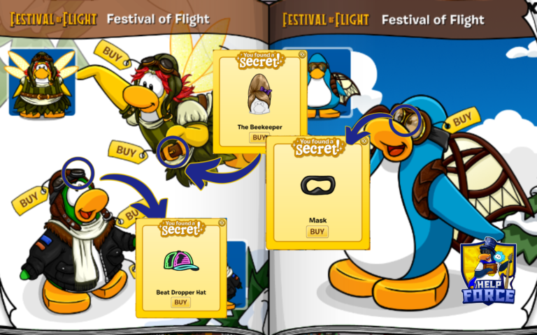 Club Penguin Journey: Penguin Style Secrets - January 2025 » The Help Force