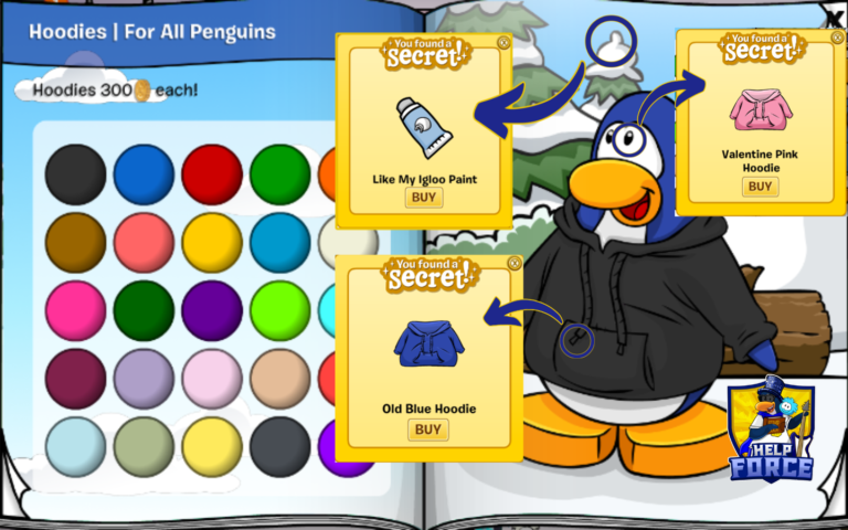 Club Penguin Journey: Penguin Style Secrets - January 2025 » The Help Force