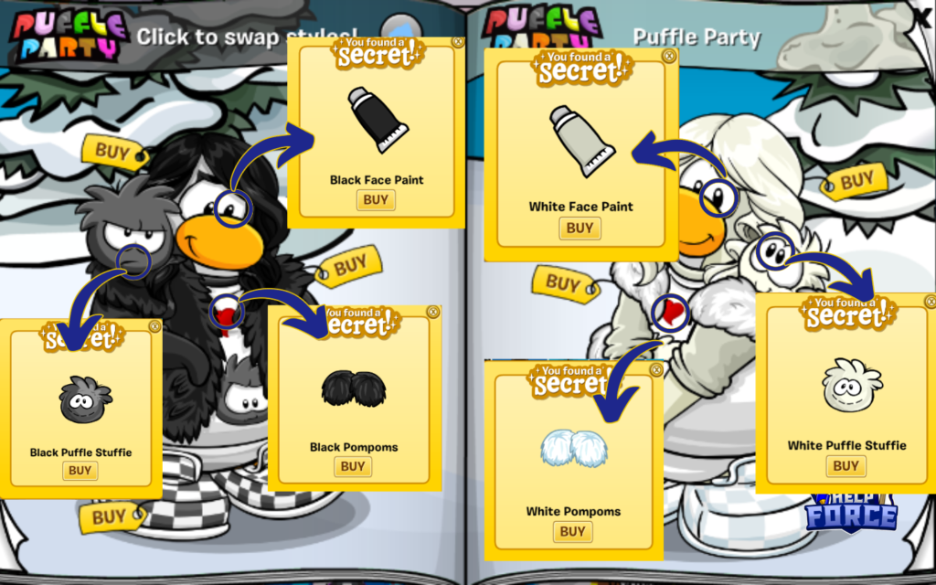 March 2025 Secrets – Club Penguin Journey Style Catalogue » The Help Force